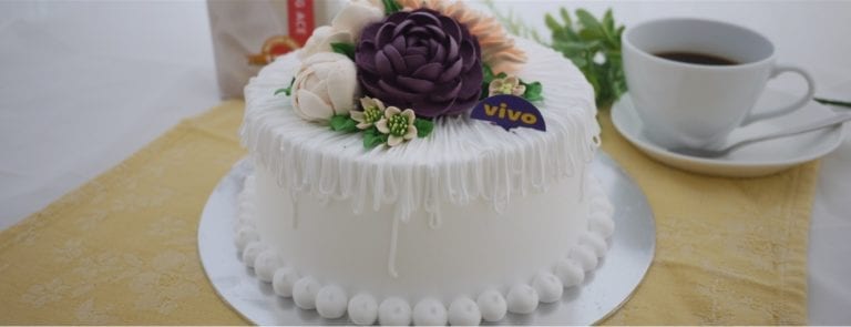 Decoration cake recipe│Vivo | Fuji Oil Asia Pte. Ltd.